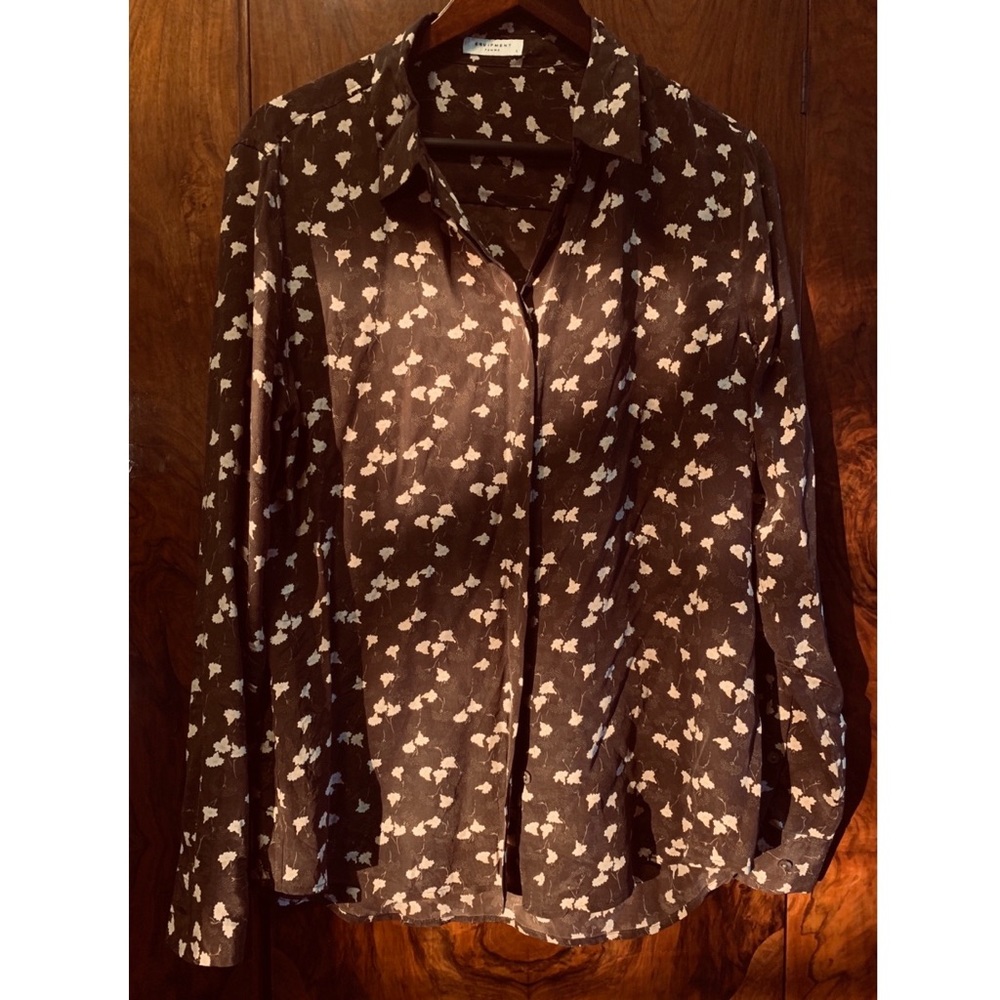 Equipment Femme Silk Floral Blouse - Gem